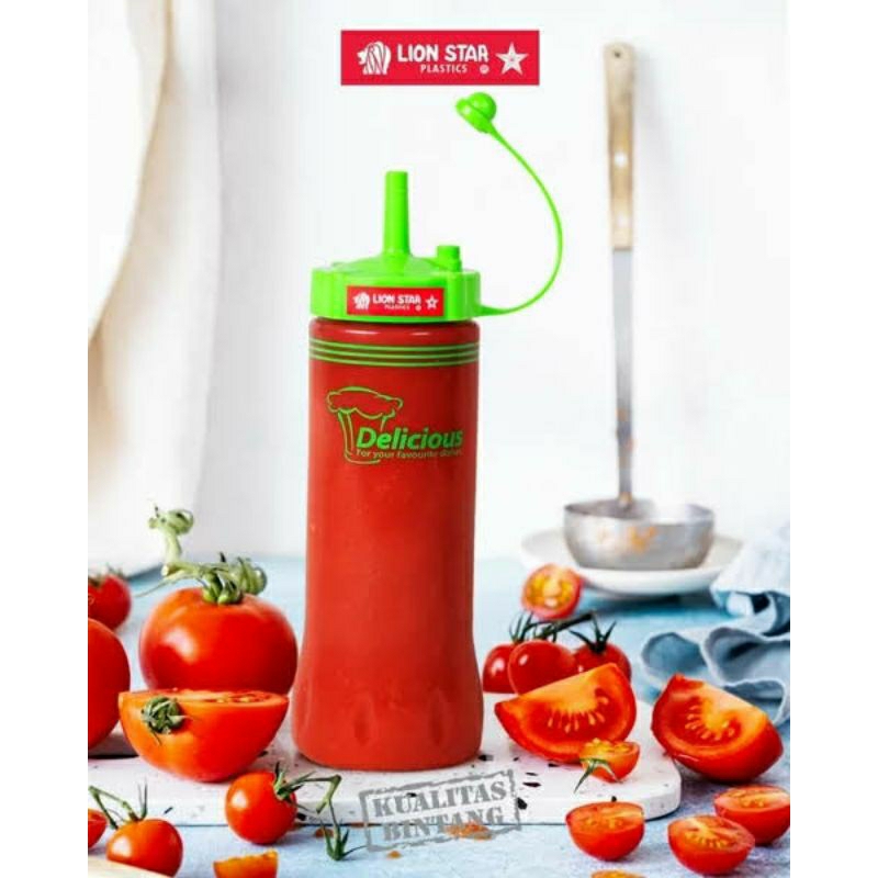 Jual Botol Saus Kecap Lion Star TS-50 Bistro Botol Saus / Sauce Keeper 425 ml/Botol Saus & Kecap ...