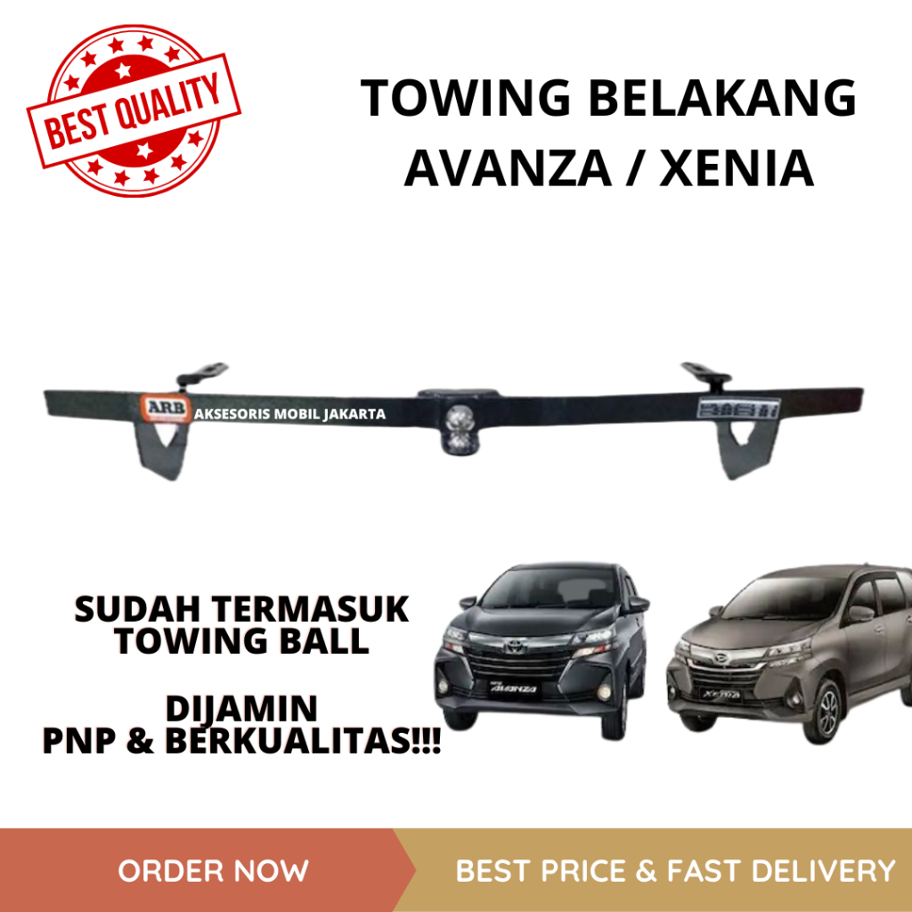 Jual TOWING BAR BELAKANG GRAND AVANZA XENIA 2019 2020 2021 - BESI ...