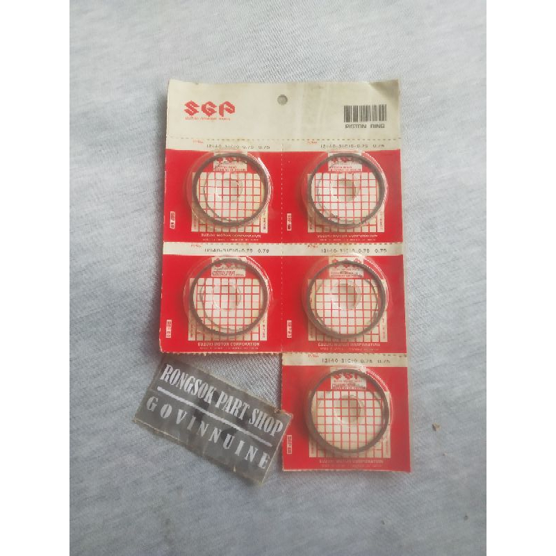 Jual ring piston seher seker rc110 crystal cristal tornado os ov 75 ori sgp japan | Shopee Indonesia