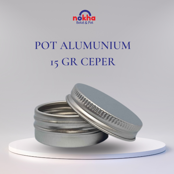 Jual Pot Alumunium 15 Gr Ceper Pot Kaleng Pot Alumunium Pot Pomade Pot ...