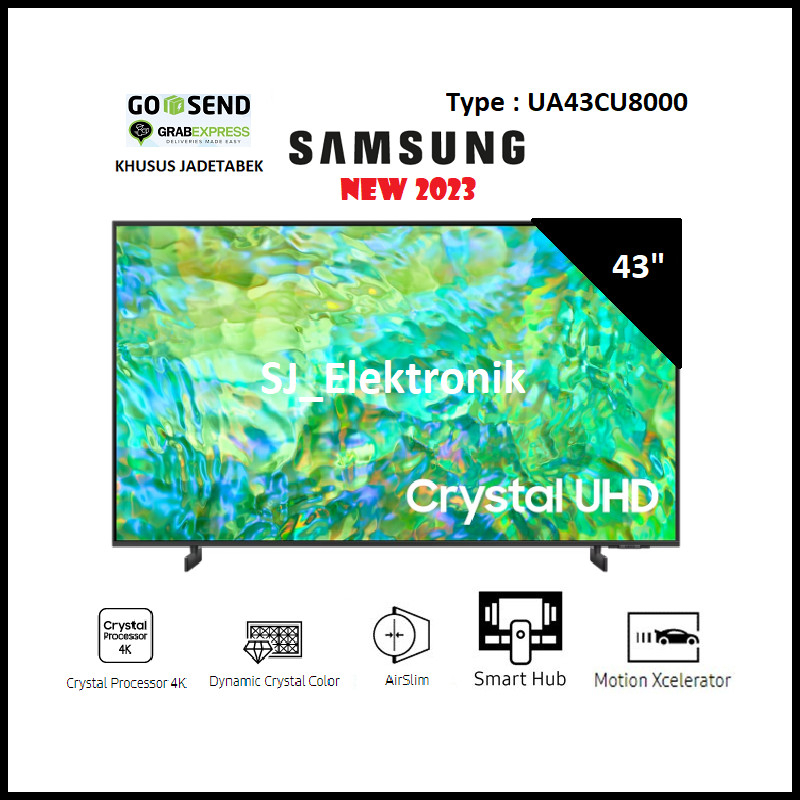 Jual LED TV Samsung 43CU8000 - 43 Inch UA43CU8000 SmartTV Crystal UHD 4K | Shopee Indonesia