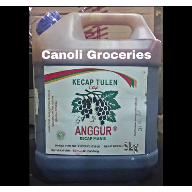 Jual Kecap anggur manis 6 liter /Seng Lie Bandung/keca cap anggur ...