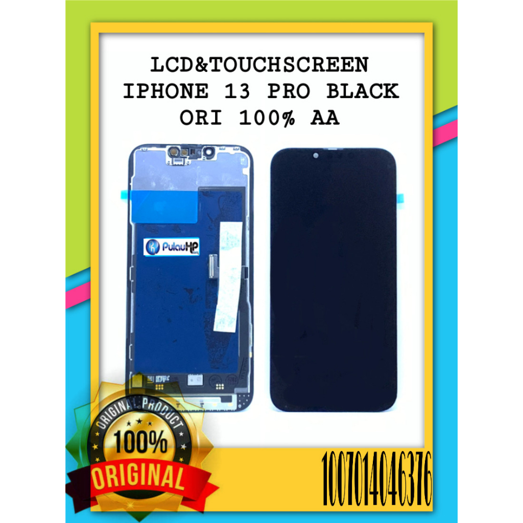 Jual LCD&TOUCHSCREEN PULAU HP IP***E 13 PRO BLACK ORI 100% AA _PULAUHP_ ...