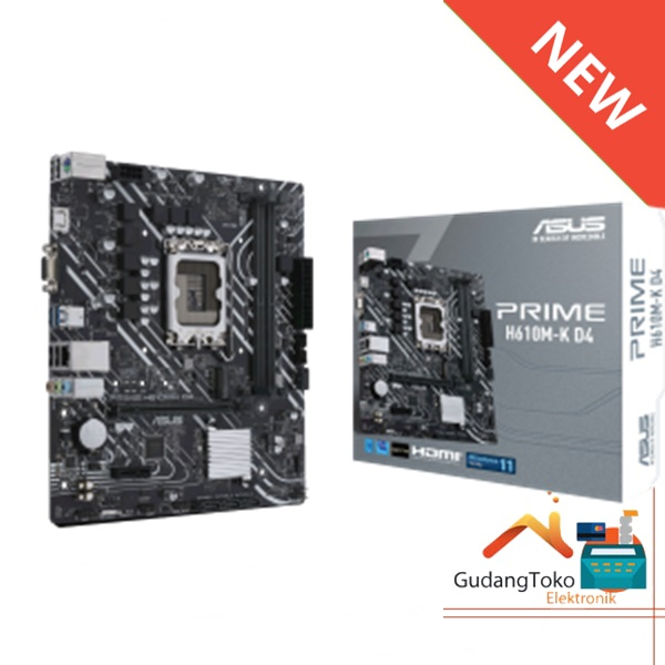 Jual ASUS PRIME H610M-K D4 Intel H610 LGA 1700 Micro ATX Motherboard | Shopee Indonesia