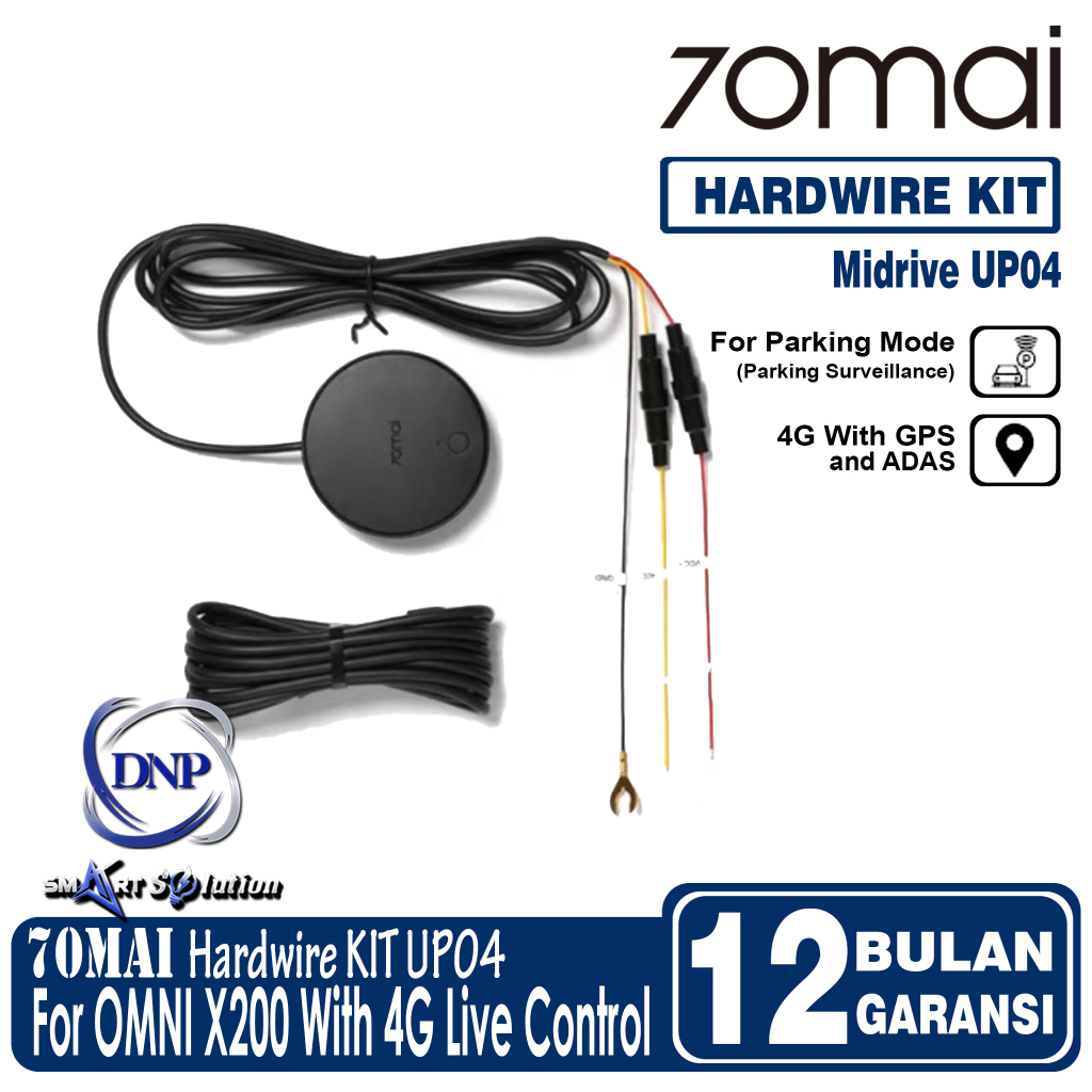 Jual 70mai Hardwire Kit UP04 Untuk Omni Parking Monitor 4G Live Control ...