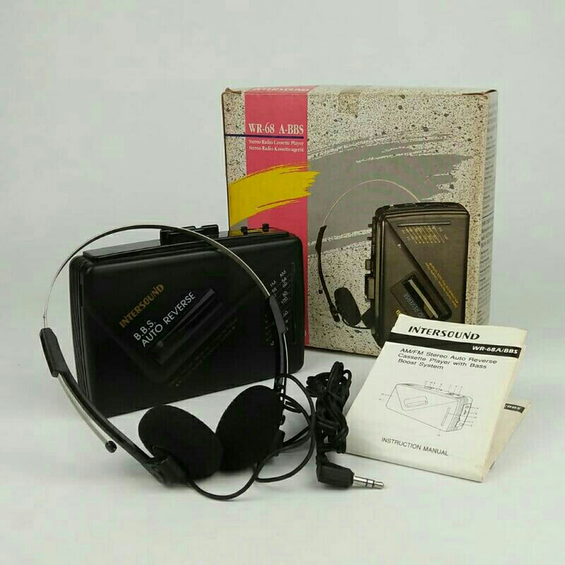 Jual WALKMAN INTERSOUND WR-68A/BBS | Shopee Indonesia