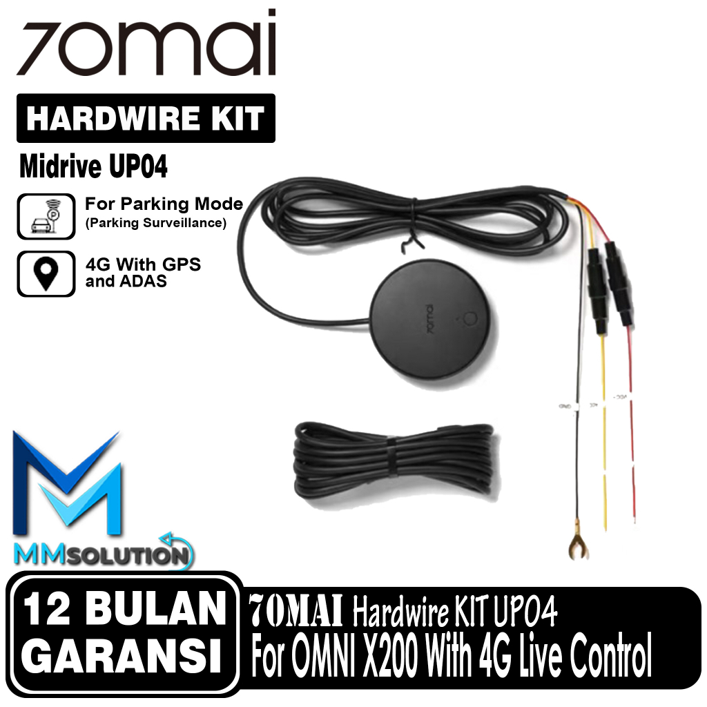 Jual 70mai Hardwire Kit UP04 Untuk Omni Parking Monitor 4G Live Control | Shopee Indonesia