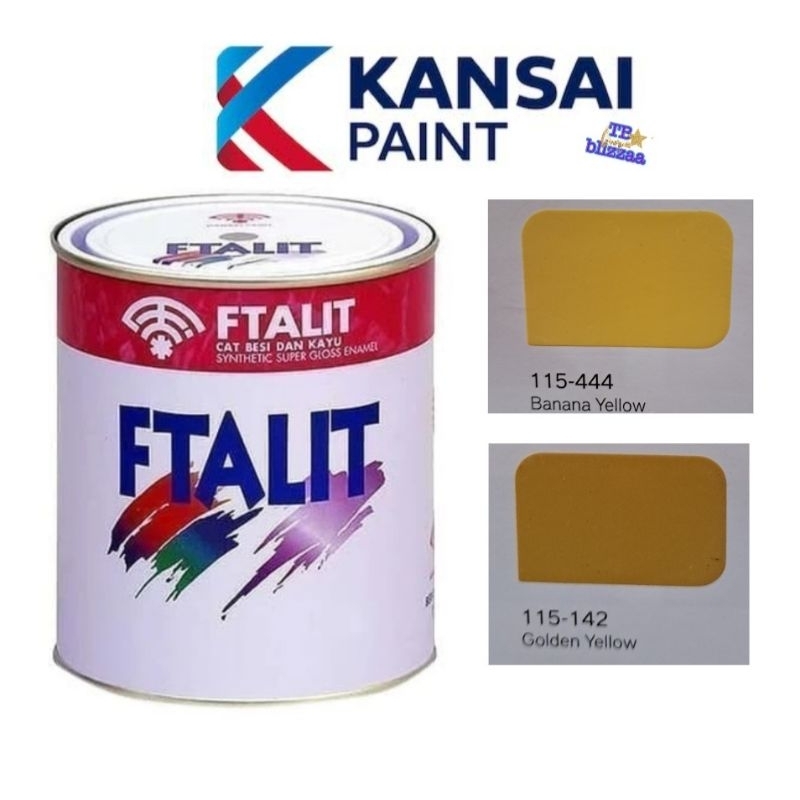 Jual Ftalit Banana Yellow 444 Ftalit Golden Yellow 142 Cat Kayu Besi ...