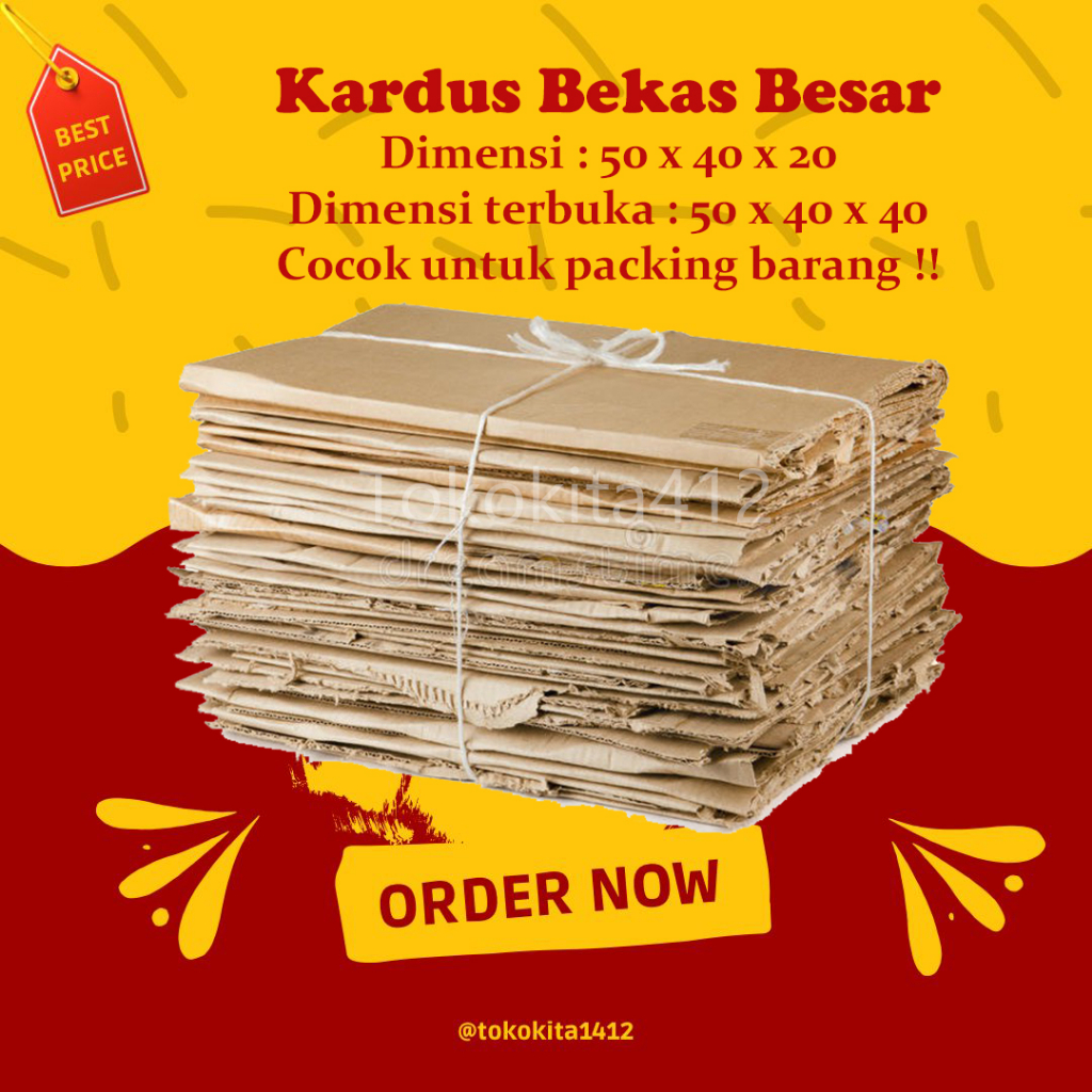 Jual Kardus Bekas Besar untuk Packing Barang | Shopee Indonesia