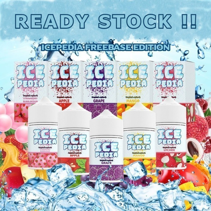 Jual LIQUID ICE PEDIA 60ML 3MG FREEBASE SERIES - LYCHEE - APPLE ...