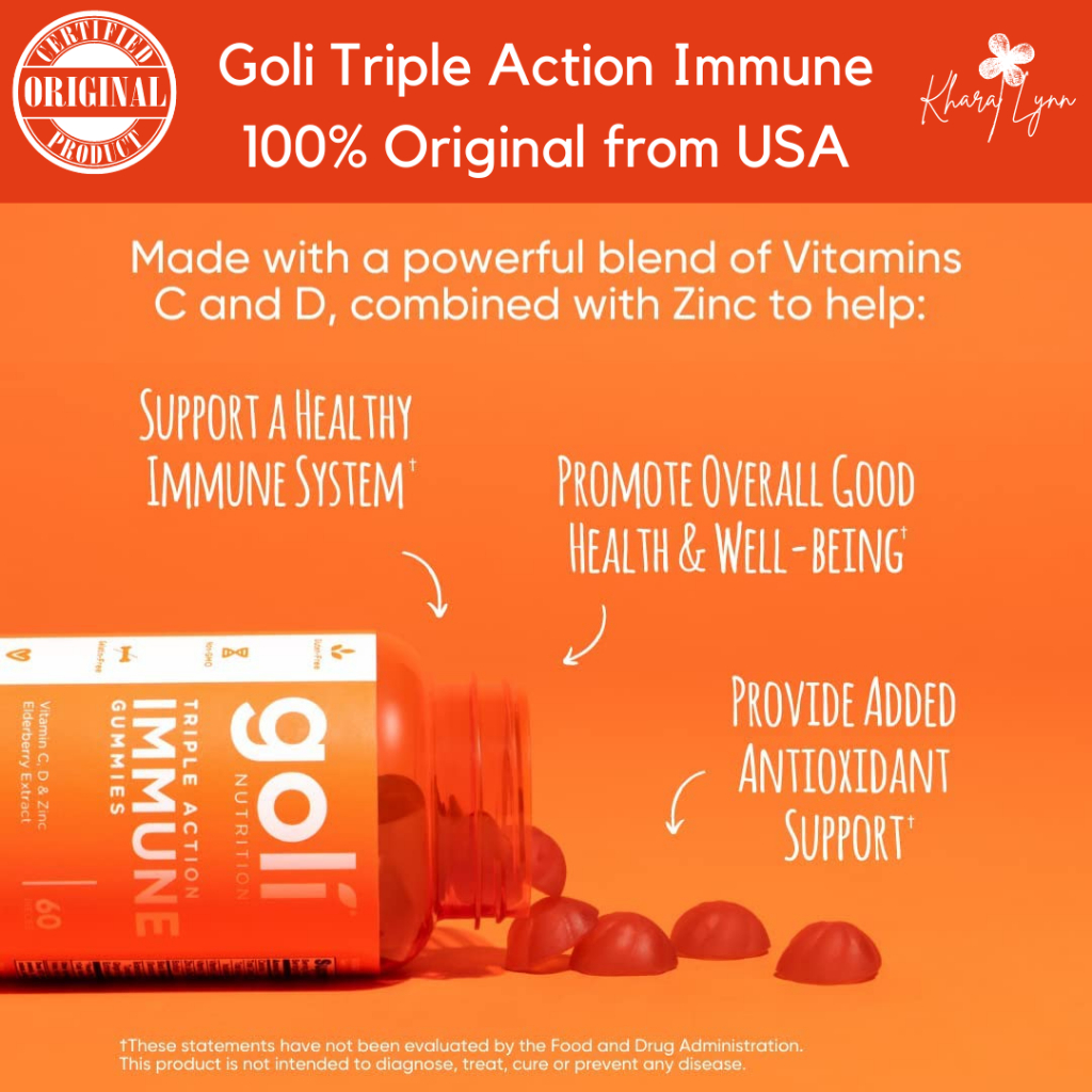 Jual Goli Triple Action Immune Gummies | Shopee Indonesia