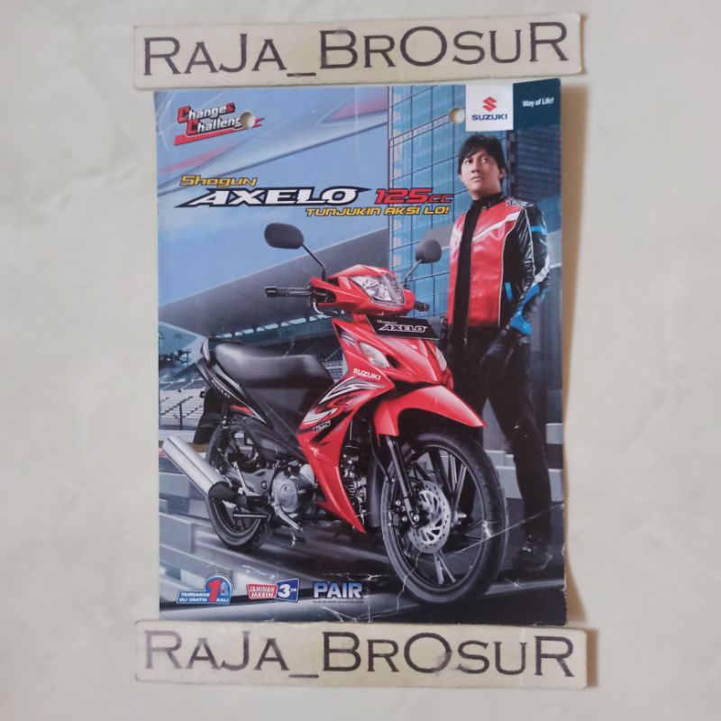 Jual Poster brosur katalog flyer mini Suzuki Shogun Axelo 125 cc ...