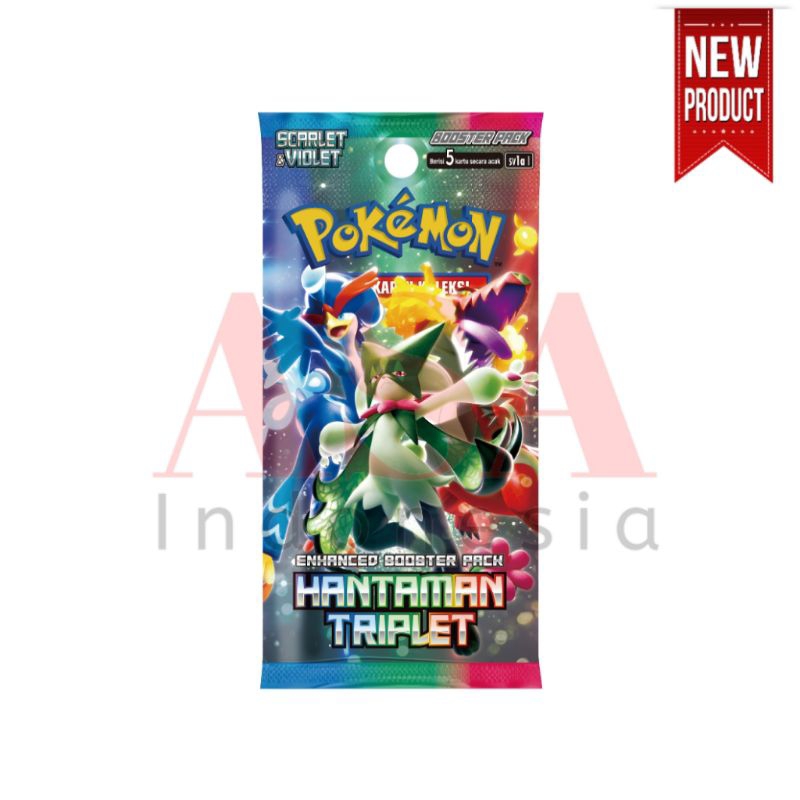Jual Kartu Pokemon Hantaman Triplet Booster Pack Sv1a Bahasa Indonesia | Shopee Indonesia