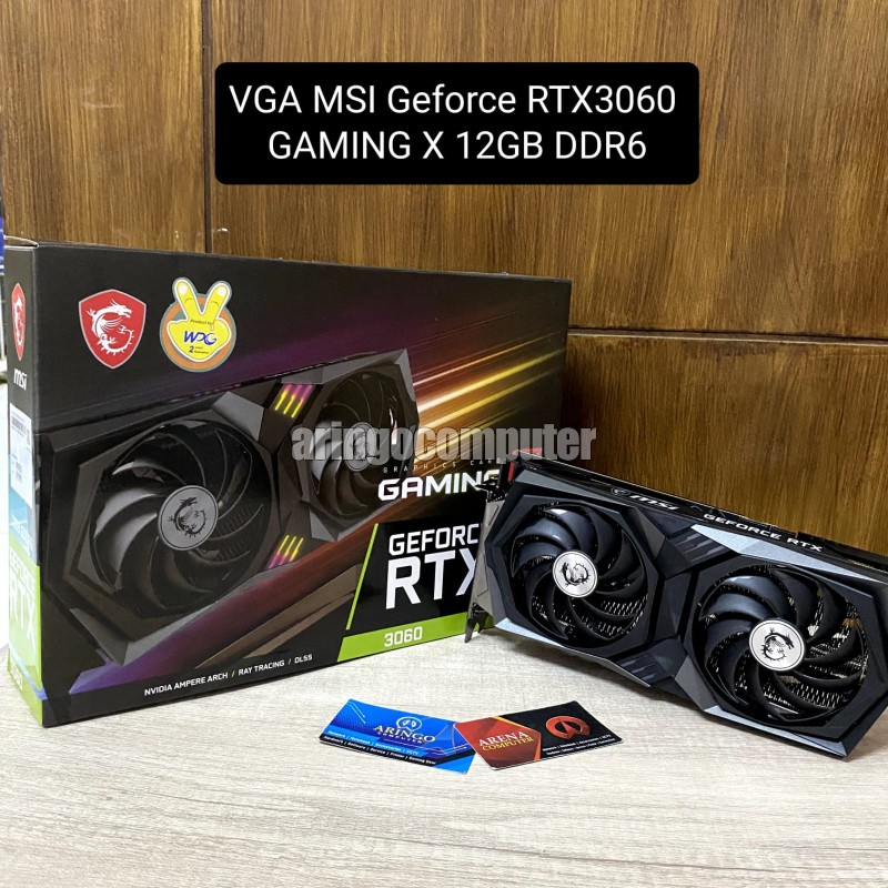Jual VGA MSI GAMING X RTX3060 12GB DDR6 | Shopee Indonesia