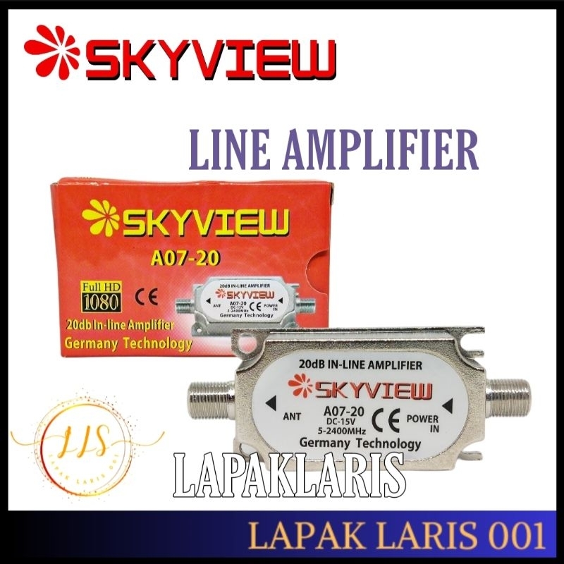 Jual line Amplifier Skyview Evinix 20db Penguat SIGNAL LNB PARABOLA ...