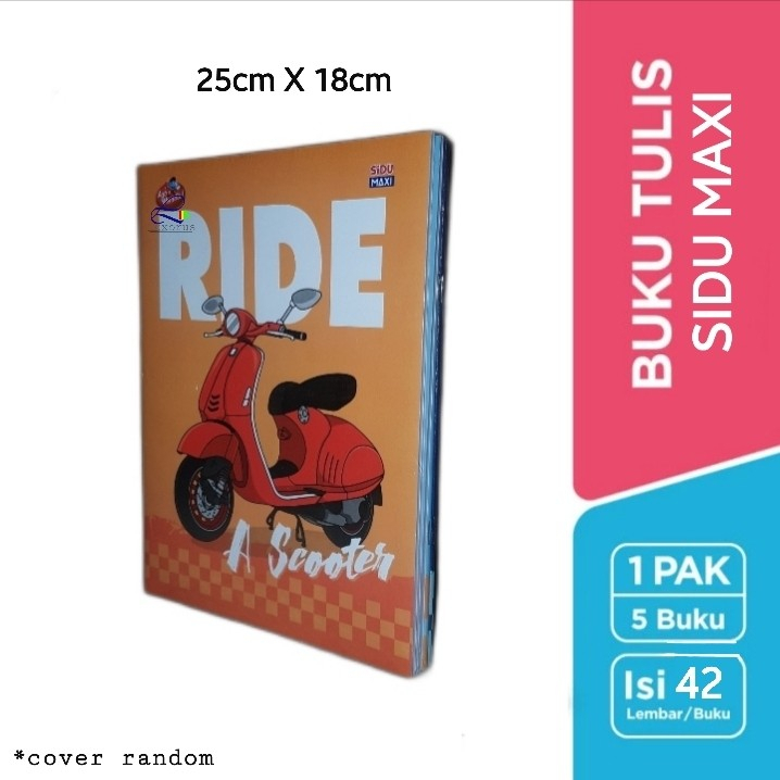 Jual TBMO BUKU TULIS EB 42 MAXI ISI 5PCS SIDU | Shopee Indonesia