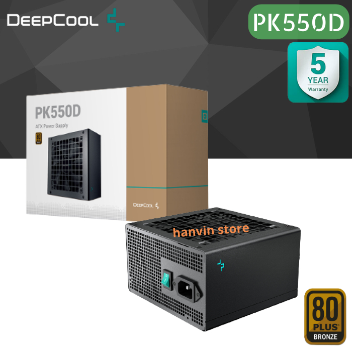 Jual Power Supply Deepcool PK550D - 550w 80 Plus Bronze | Shopee Indonesia