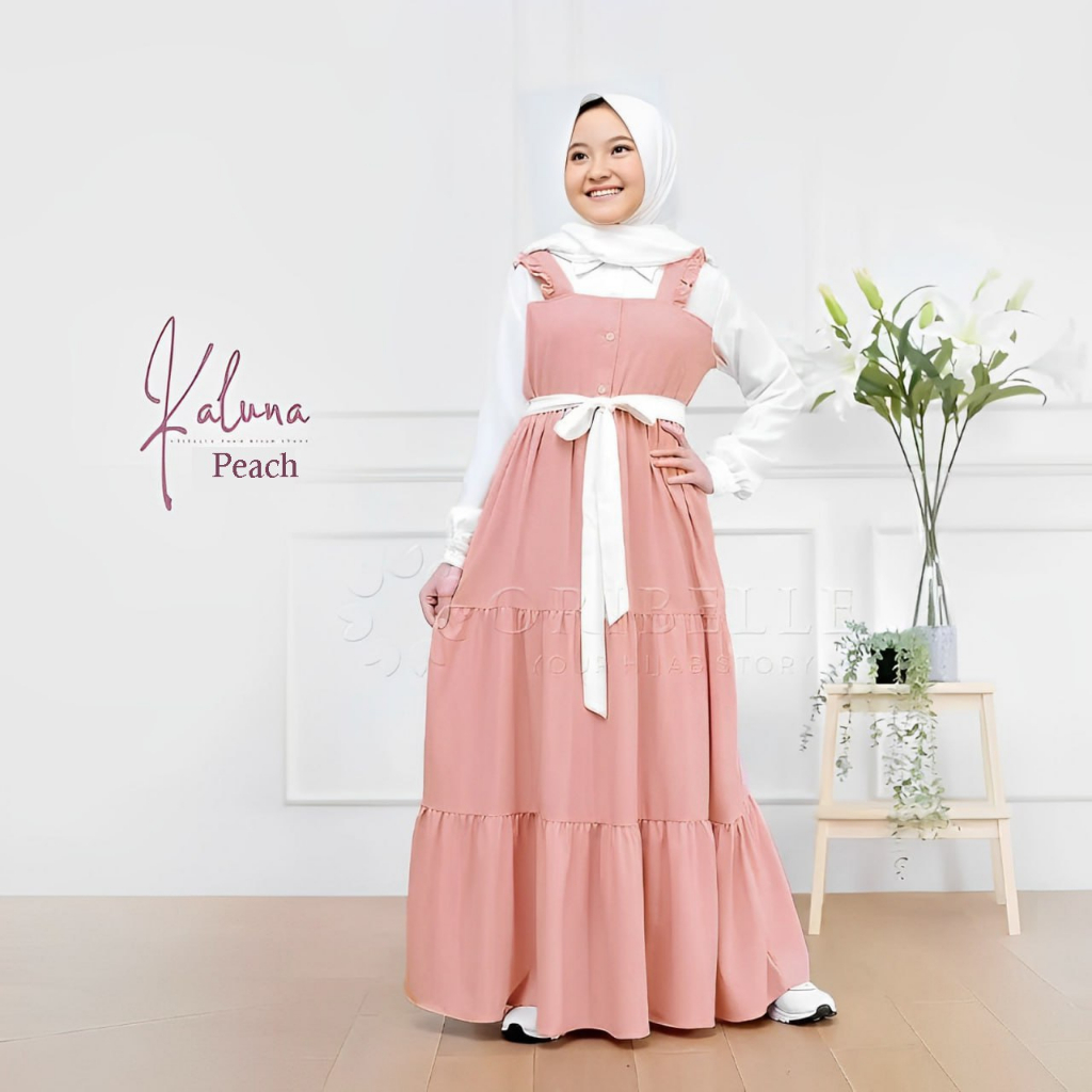 Jual Gamis Anak Perempuan Tanggung Usia 10 11 12 13 14 15 Tahun Kaluna ...