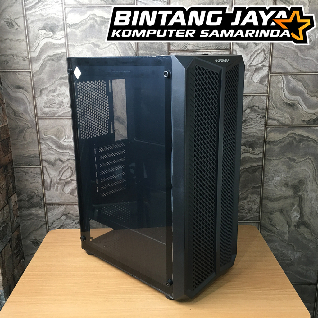 Jual Casing PC Vurrion Salvatore ATX Tempered Glass - Black | Shopee ...