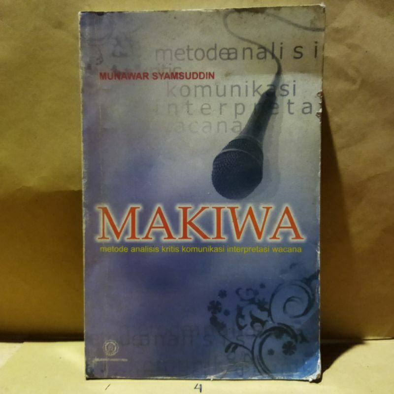 Jual BUKU MAKIWA "METODE ANALISIS KRITIS KOMUNIKASI INTERPRETASI WACANA ...