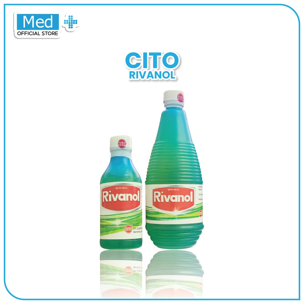 Jual Med+ Rivanol 100 ml & 300 ml ( antiseptik pembersih luka ...