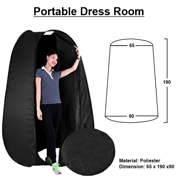 Jual Portable Dress Room, Tempat Ganti Baju / Kamar Ganti | Shopee ...
