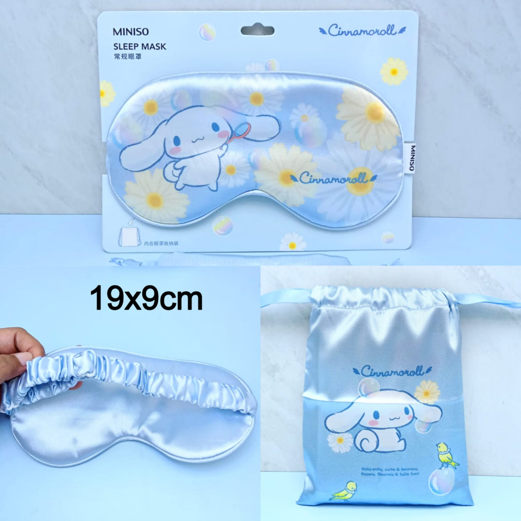 Jual SLEEP MASK MINISO / PENUTUP MATA TIDUR ORI MINISO \ PENUTUP TIDUR ...