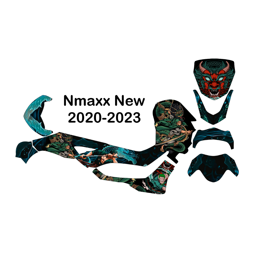 Jual KSC - Decal Stiker FullBody FullSet Visor Motor Yamaha Nmax New ...