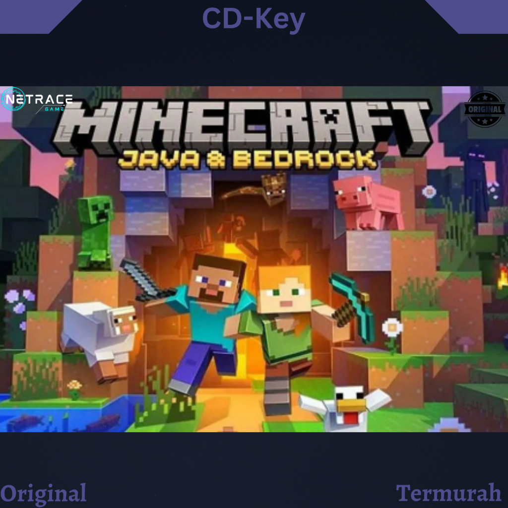 Jual Minecraft: Java & Bedrock Edition for PC (Original & Resmi ...