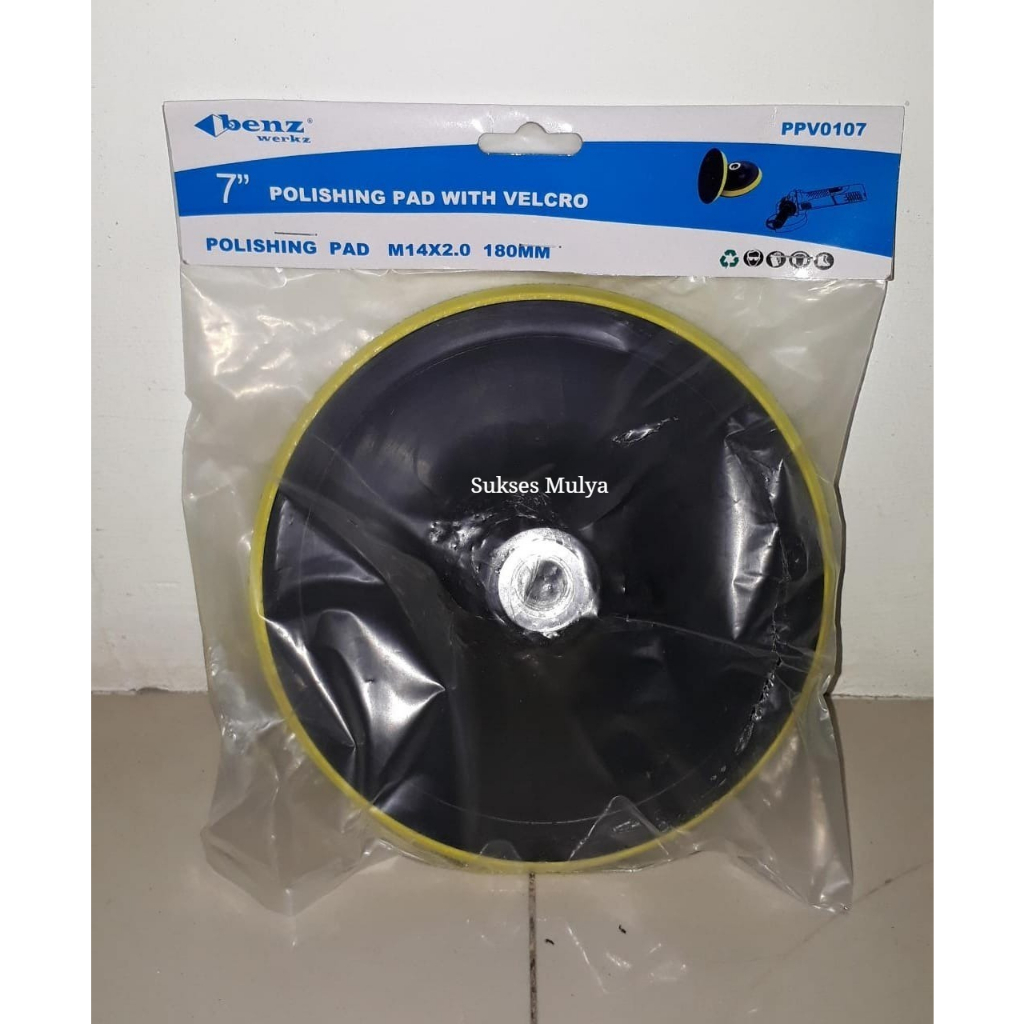 Jual BENZ pad velcro 7" / pad poles 7" / tatakan mesin gerinda mesin ...
