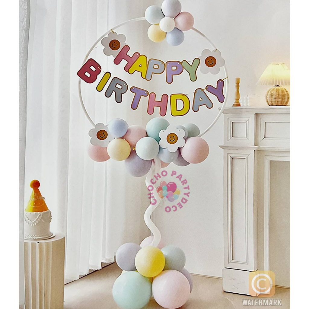 Jual Paket Balon BUNGA DAISY Dengan Standing Tiang Bulat Lingkar 797 ...