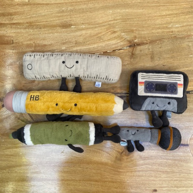 Jual Jellycat stationary pencil ruler marker mic original | Shopee ...