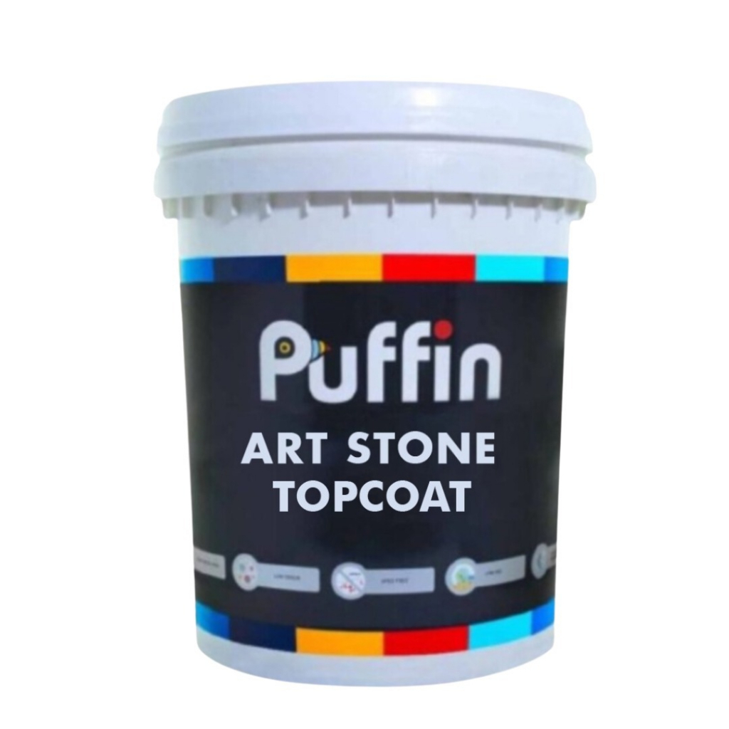 Jual Cat Texture Puffin Art Stone cat tembok Texture Batu Alam Natural ...