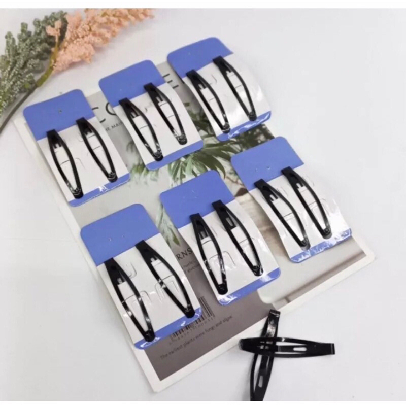 Jual JEPIT JEPITAN PONI TIKTOK HITAM KOREA PIN RAMBUT HAIR PIN | Shopee ...