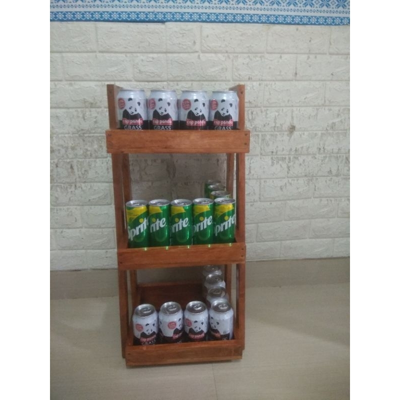 Jual Rak tempat minuman kaleng/aqua gelas/toples/dal lain2 | Shopee ...