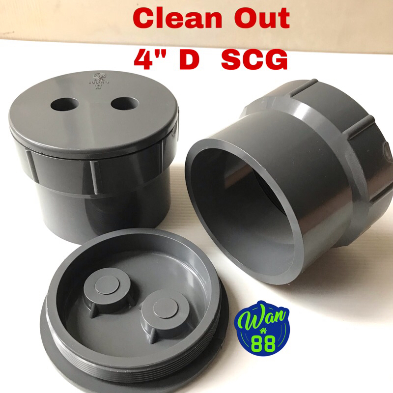 Jual Clean Out /Tutup Pipa PVC 4” SCG harga per 1 pc Tebal | Shopee Indonesia