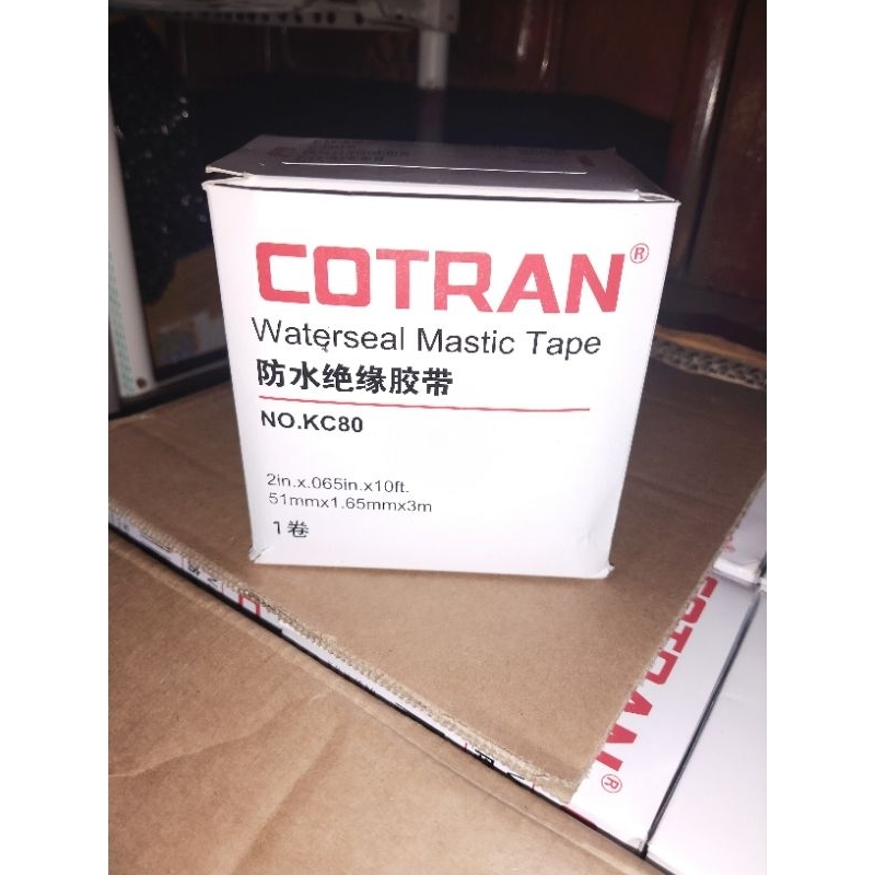 Jual ISOLASI Rubber Waterseal Mastic tape Cotran No KC 80 | Shopee ...