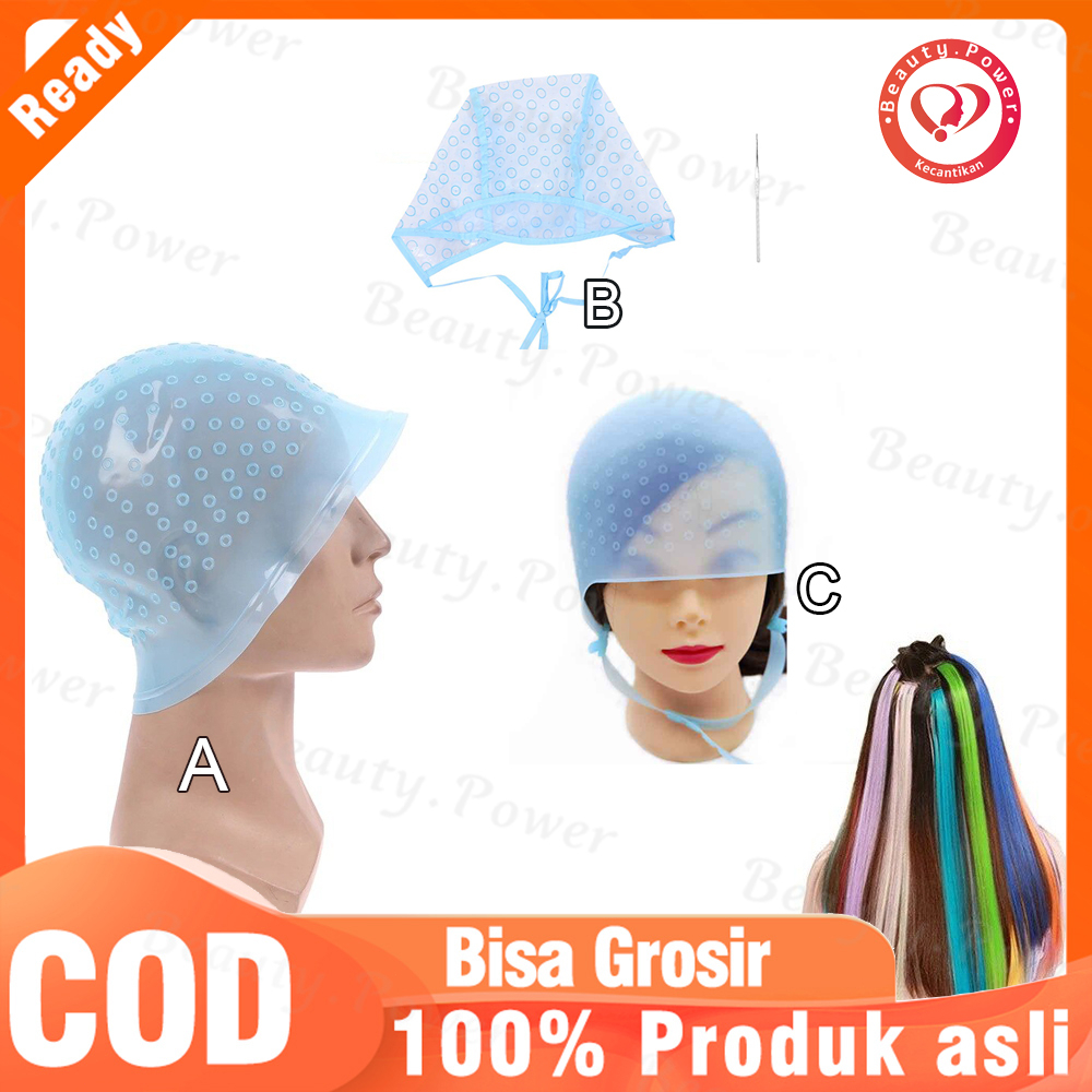 Jual Topi Highlight Bleaching Pewarnaan Topi Cat Rambut Silikon Highlight Bleaching Semir Hair ...