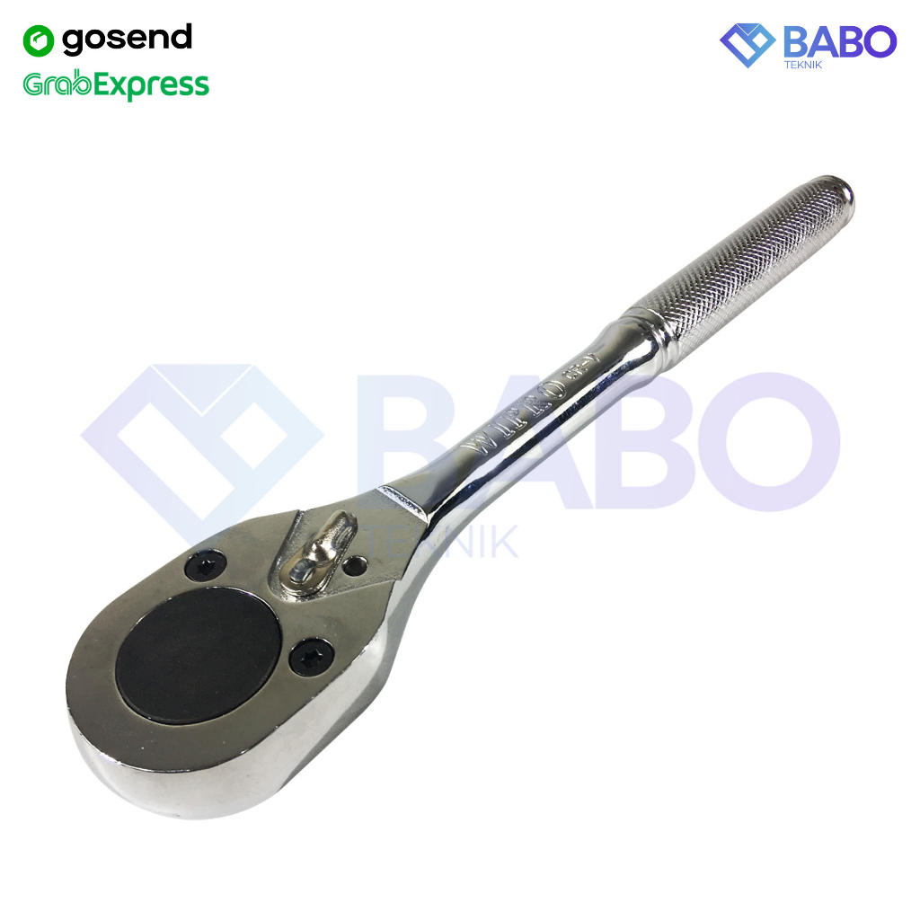 Jual WIPRO Stang Gagang Sock Ratchet Besi 1/2" x 10" Rachet Handle ...