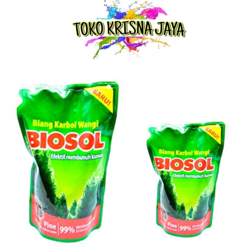 Jual BIOSOL KARBOL PEMBERSIH LANTAI KEMASAN POUCH 400 ML | 700 ML ...