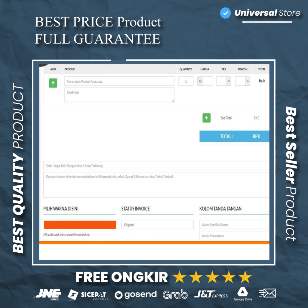 Jual Source Code Website Pembuatan Generate Faktur Invoice Maker Online ...
