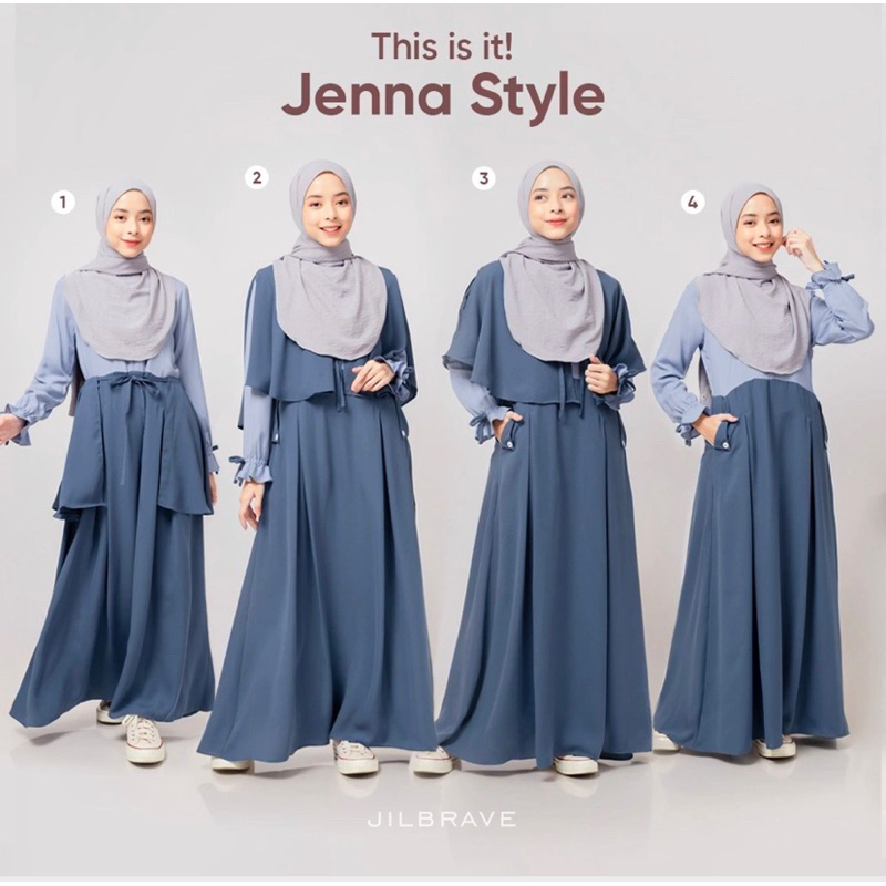 Jual Jenna dress By Jilbrave official shop | Shopee Indonesia