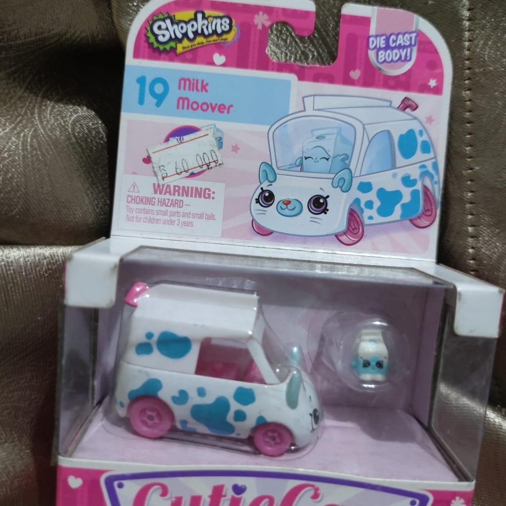Jual Shopkins Shopkin Cutie cars car Milky moover main mobil | Shopee ...