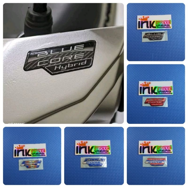 Jual STICKER EMBLEM BLUE CORE HYBRID TIMBUL | Shopee Indonesia