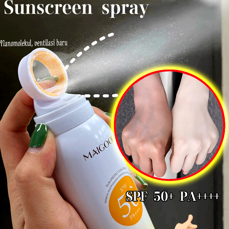 Jual Sunblock badan Sunscreen spray Sunblock spf 50 PA++++ 150ML ...