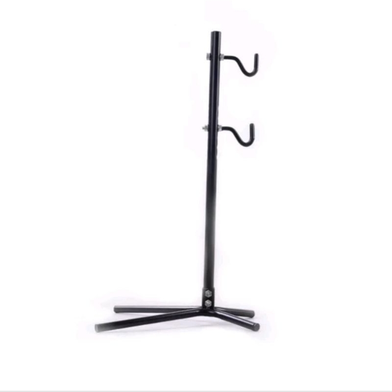 Jual STANDAR SEPEDA KAIT - KICKSTAND PANCING BESI HITAM model BULAT ...