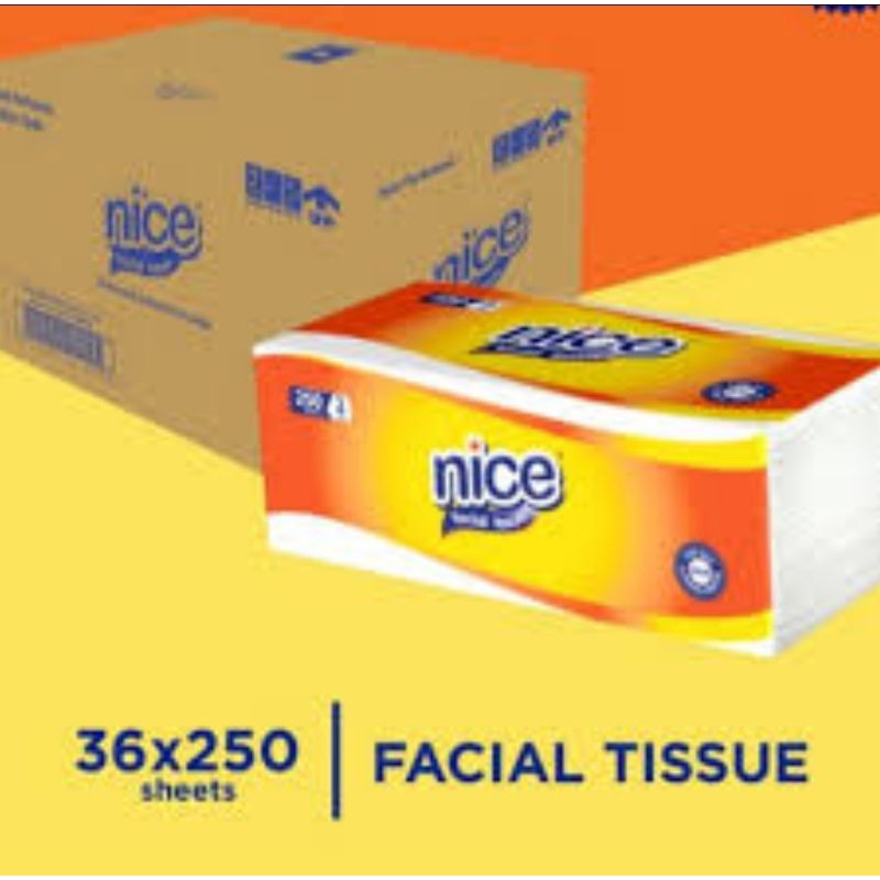 Jual Tissue Nice 250 sheets 2 ply 1 dus | Shopee Indonesia