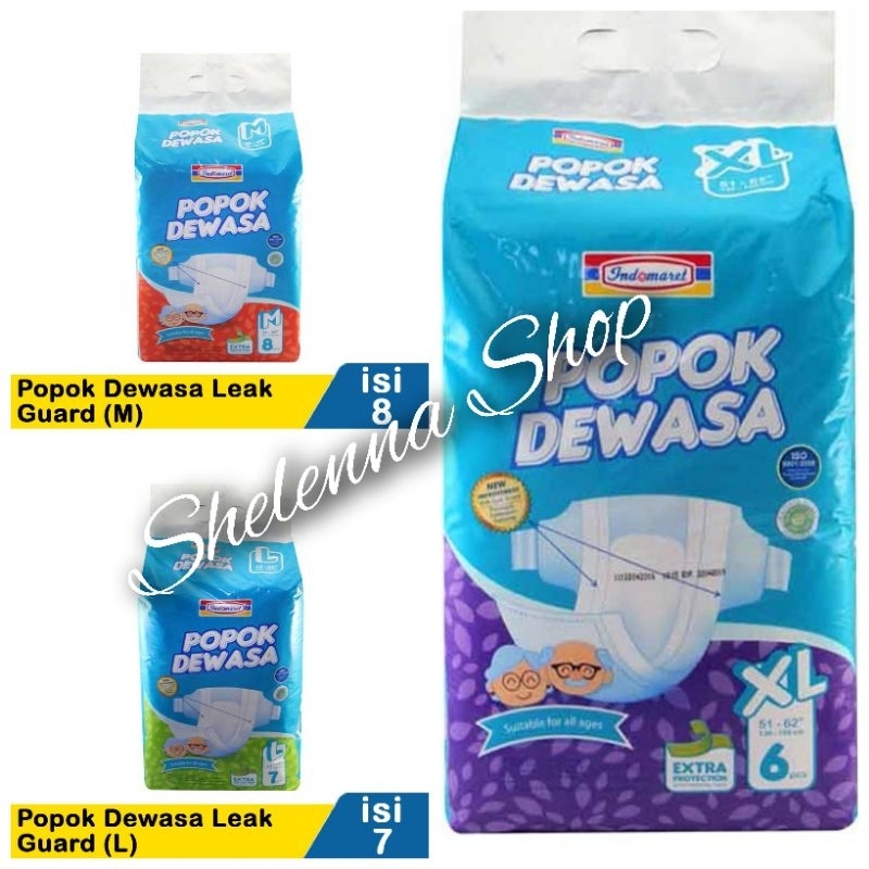 Jual INDOMARET ADULT DIAPERS POPOK DEWASA PEREKAT DIAPERS KEBUTUHAN ...