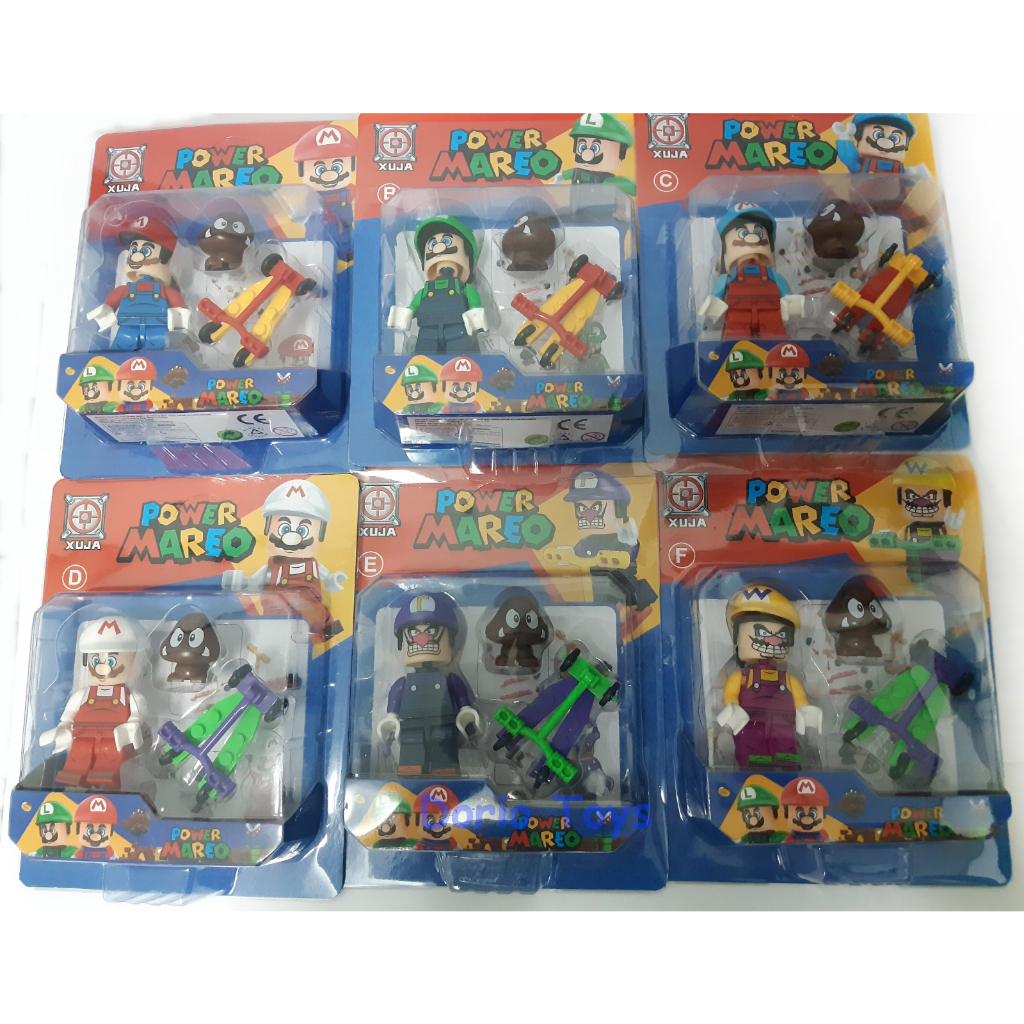Jual Brick Action Figure Super Mario Bros and Luigi Mainan Balok ...
