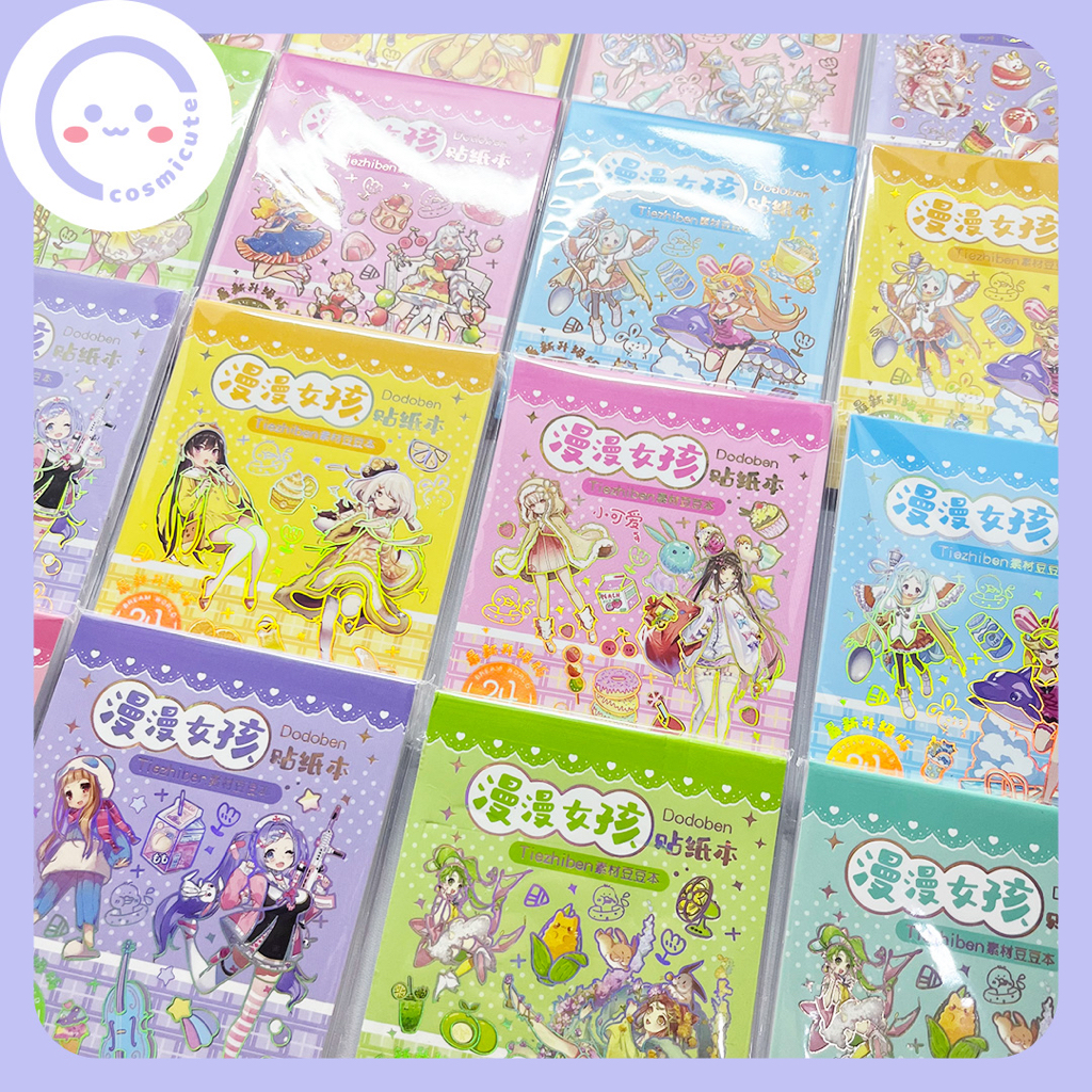 Jual Stiker Book Mini Anime / Mini Sticker Aesthetic Karakter Anime 24 ...